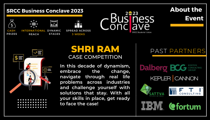 Shri Ram Case Competition || SRCC Business Conclave, 2023 by Shri Ram ...