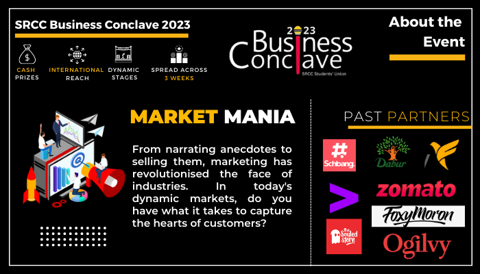 Market Mania 2023 by Shri Ram College of Commerce (SRCC), University of ...