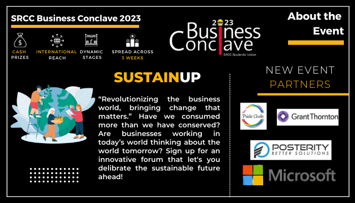 Shri Ram Sustainability Challenge | SRCC Business Conclave 2023 by Shri ...