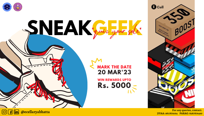 SNEAKGEEK -A Sneakerhead Quiz Event by Aryabhatta College (AC), Delhi ...