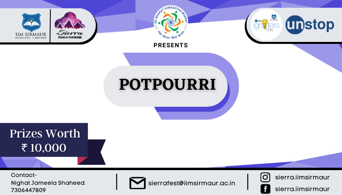 POTPOURRI : Empowered women, empower women by Indian Institute of ...