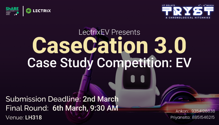 CaseCation 3.0 by Indian Institute of Technology (IIT), Delhi! // Unstop (formerly Dare2Compete)