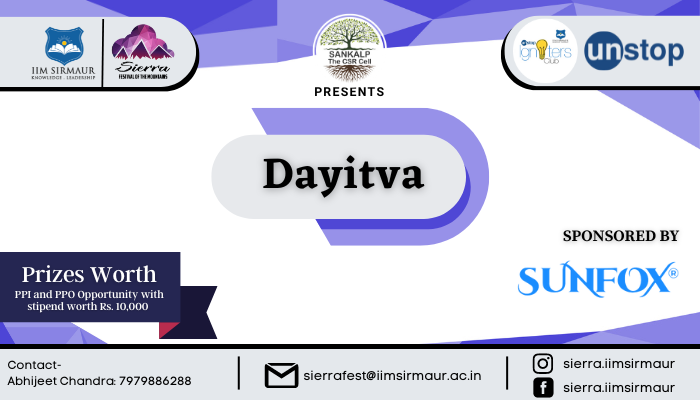 Dayitva by Indian Institute of Management (IIM), Sirmaur! // Unstop ...
