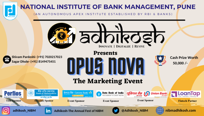 Opus Nova by National Institute of Bank Management (NIBM), Pune ...