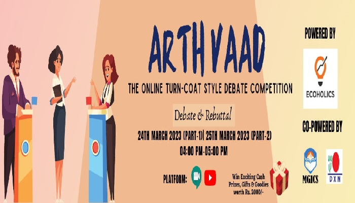 ArthVaad: The Turn-Coat Style Debate Competition by Bhopal School of ...