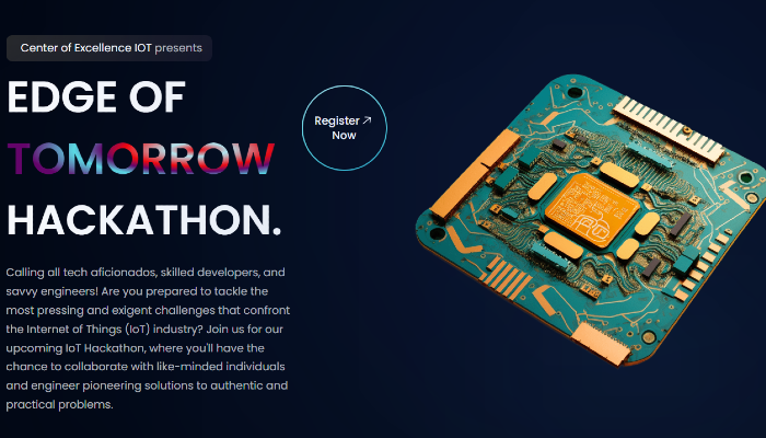 IoT Hackathon: The Edge of Tomorrow by Vellore Institute of Technology (VIT-AP), Andhra Pradesh ...