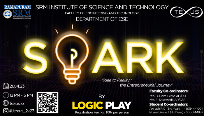 SPARK, A National level entrepreneurial bootcamp organized by logic ... SPARK, A National level entrepreneurial bootcamp organized by logic ...