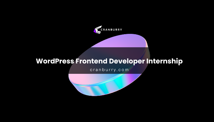 WordPress Frontend Developer by Cranburry! // Unstop (formerly ...