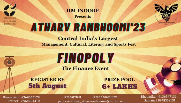 Finopoly | The Finance Event by Indian Institute of Management (IIM ...