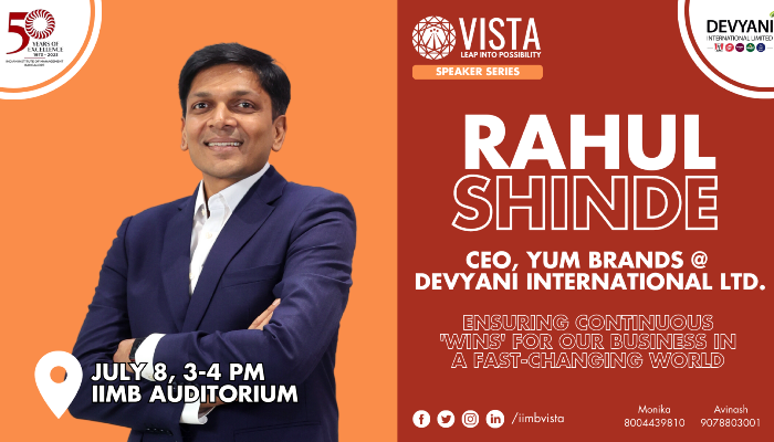 Speaker Session: Mr. Rahul Shinde, CEO of Yum Brands @ Devyani International! // Unstop ...