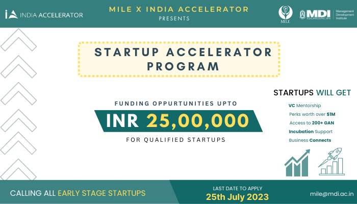 Startup Accelerator Program-India Accelerator by Management Development ...