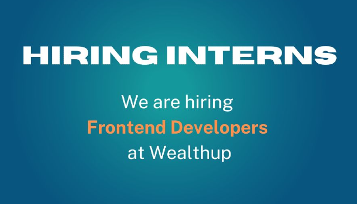 Frontend Developer by WealthUp! // Unstop (formerly Dare2Compete)