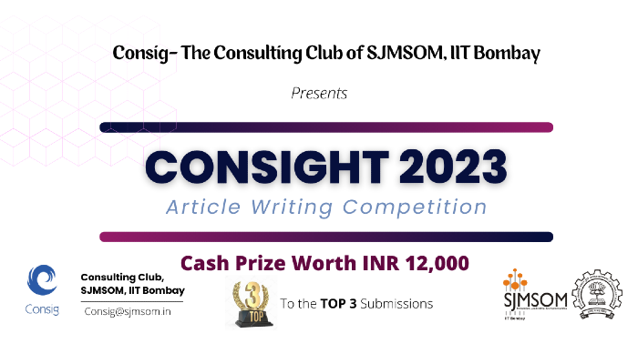 Consight 2023-Article Writing Competition by Shailesh J. Mehta School ...