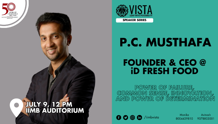 Speaker Session: Mr. PC Musthafa, Founder and CEO, iD Fresh Food! // Unstop (formerly Dare2Compete)