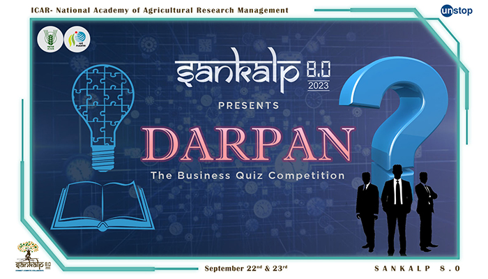 Darpan: The Business Quiz by National Academy of Agricultural Research Management (NAARM ...