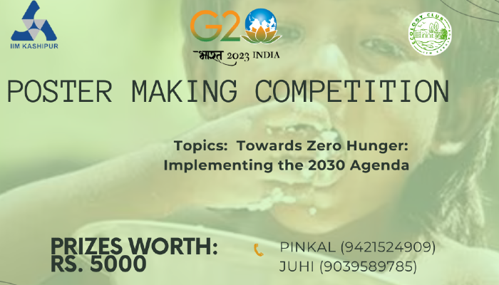 G20 Poster Making Competition by Indian Institute of Management (IIM ...