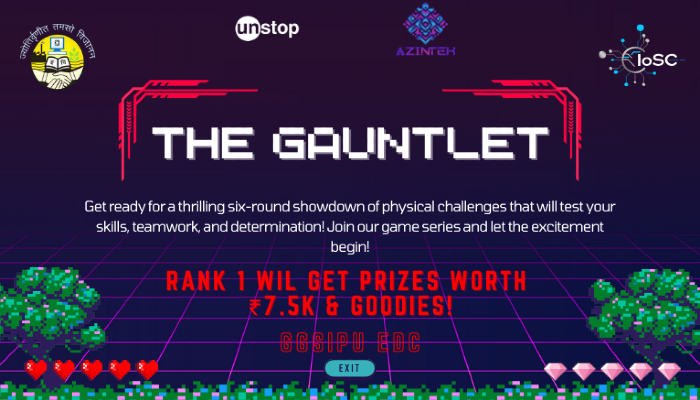The Gauntlet by IoSC - GGSIPU EDC! // Unstop (formerly Dare2Compete)