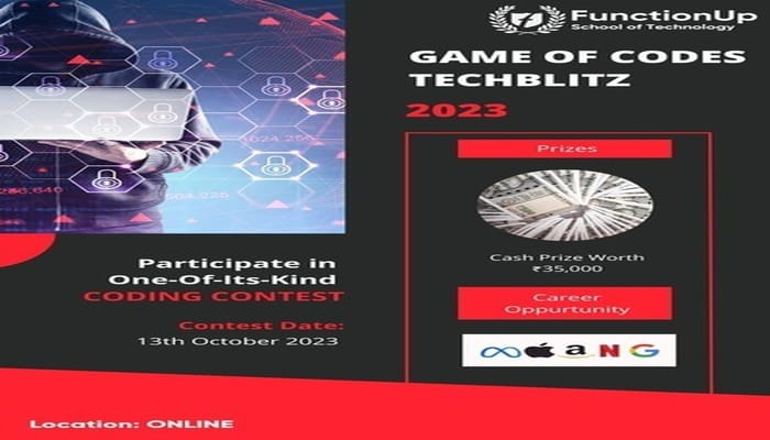 Game of Codes by FunctionUp School of Technology, Gurgaon! // Unstop (formerly Dare2Compete)