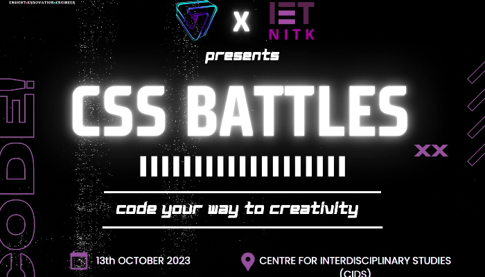 CSS BATTLES by National Institute of Technology Karnataka (NITK ...