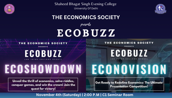EcoShowdown-Unveil the thrill of Economics! by Shaheed Bhagat Singh ...