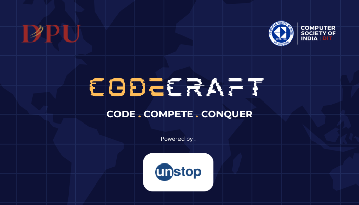 CodeCraft by Computer Society of India (CSI), D.Y. Patil Institute of Technology, Pimpri, Pune ...