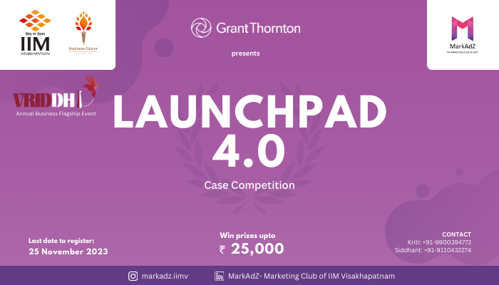 Launchpad 4.0 by Indian Institute of Management (IIM), Visakhapatnam ...