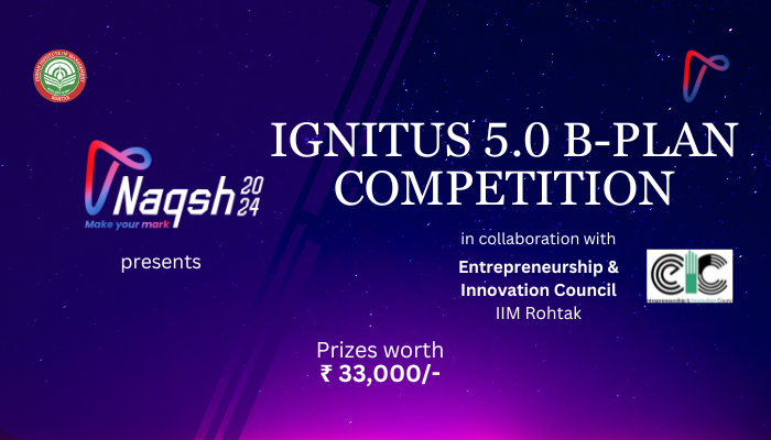 Ignitus B-plan Competition by Indian Institute of Management (IIM ...