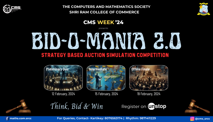 BID-O-MANIA 2.0 - Strategy Based Auction Simulation Competition by Shri ...